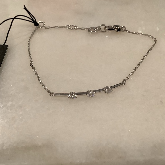 kate spade | Jewelry | Kate Spade Silver New York Bar Style Chain ...